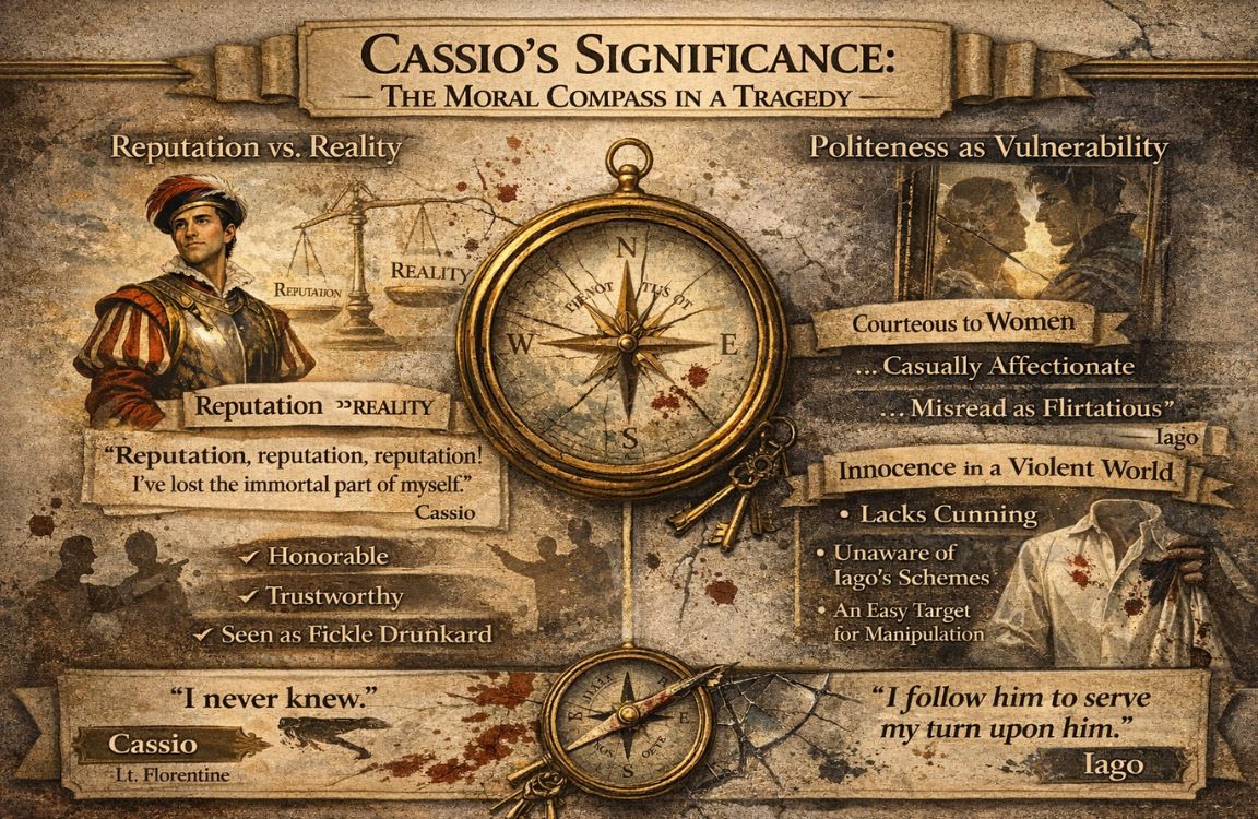 Cassio In Othello: Character Analysis & Key Quotes
