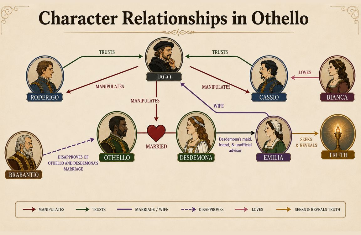 Characters In Othello: Character Analysis & Roles
